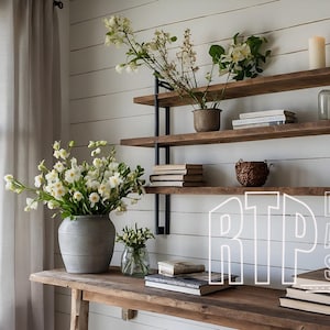 Spring Wildflower Farmhouse Zoom Background for Virtual Meetings, Boho ...