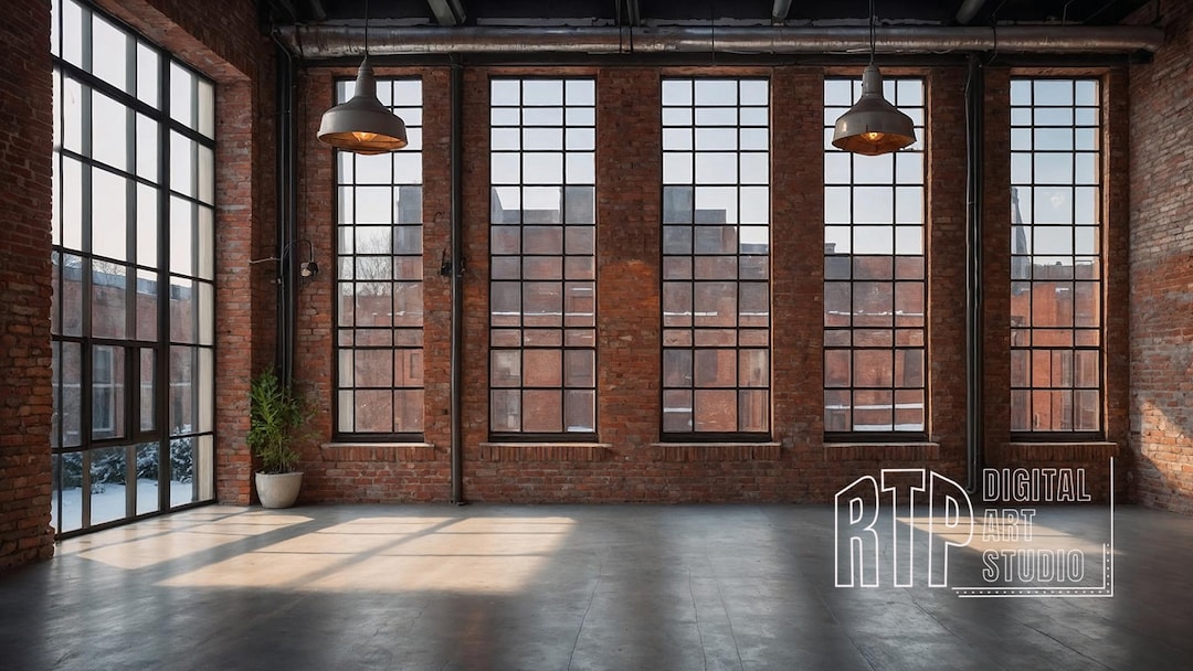 Minimalist Brick Wall Virtual Background for Zoom, MS Teams Meetings ...