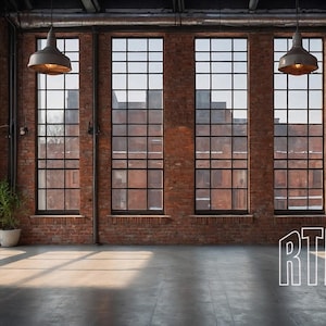 Minimalist Brick Wall Virtual Background for Zoom, MS Teams Meetings ...