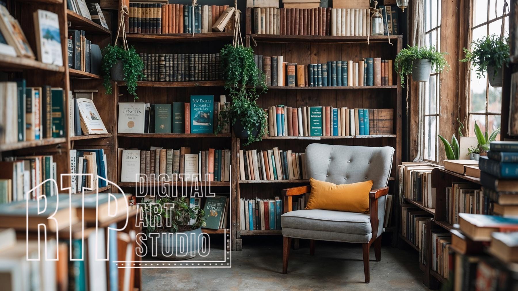 Library Zoom Background, Virtual Bookshelf Teams Backdrop, Virtual ...