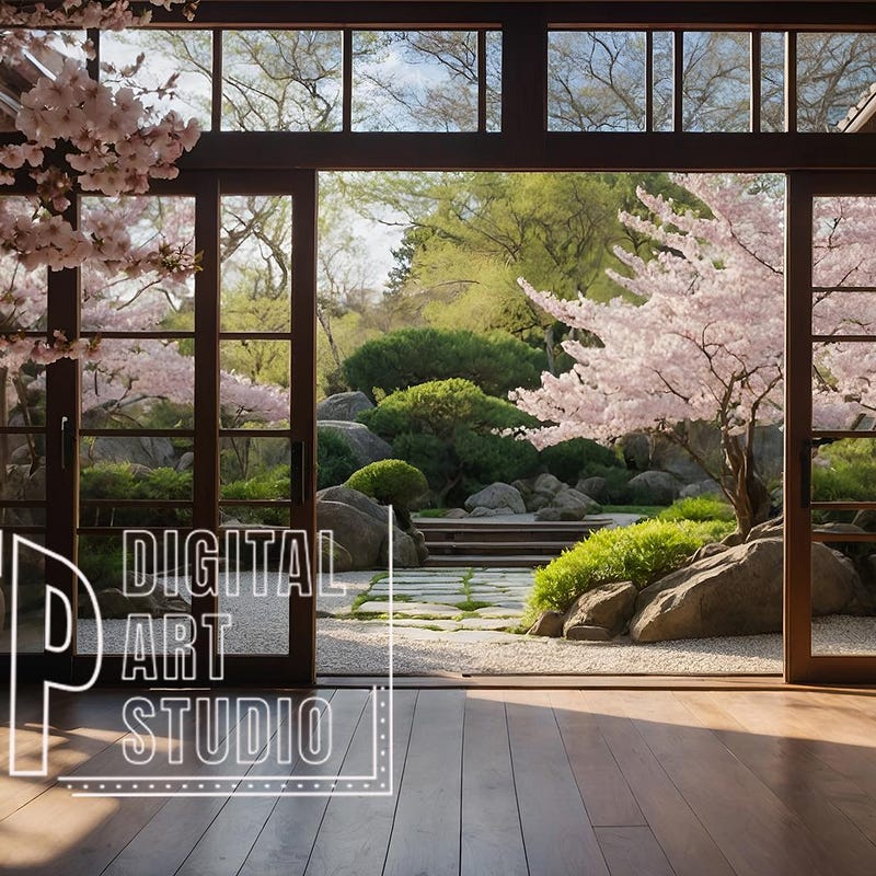 Zen Office Backdrop - Etsy