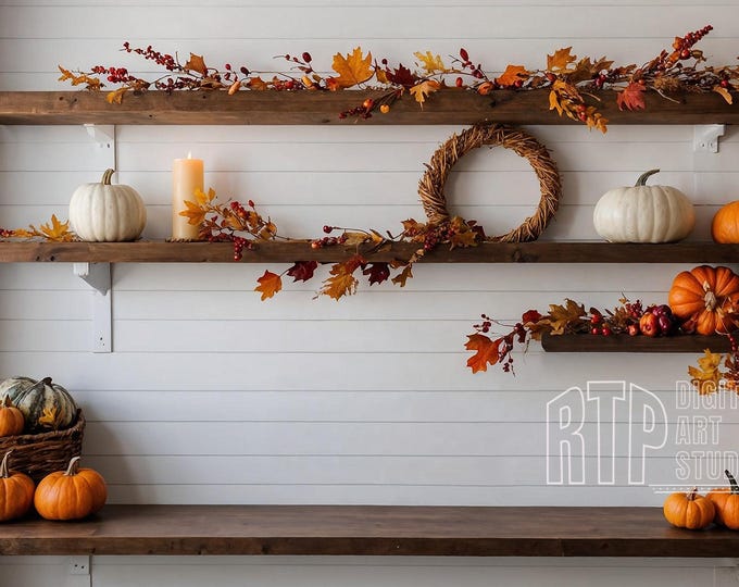 Autumn Apartment Virtual Background Zoom Meetings, Cozy Fall Home ...
