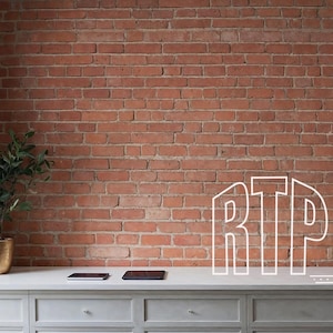 Minimalist Brick Wall Virtual Background for Zoom, MS Teams Meetings ...