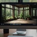 Teams Background House in the Forest, Natural Trees View, Virtual Home ...