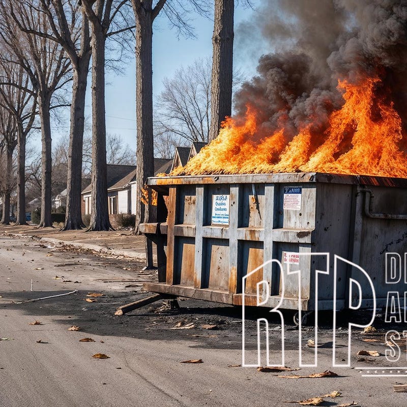 Dumpster Fire Teams Background - Etsy