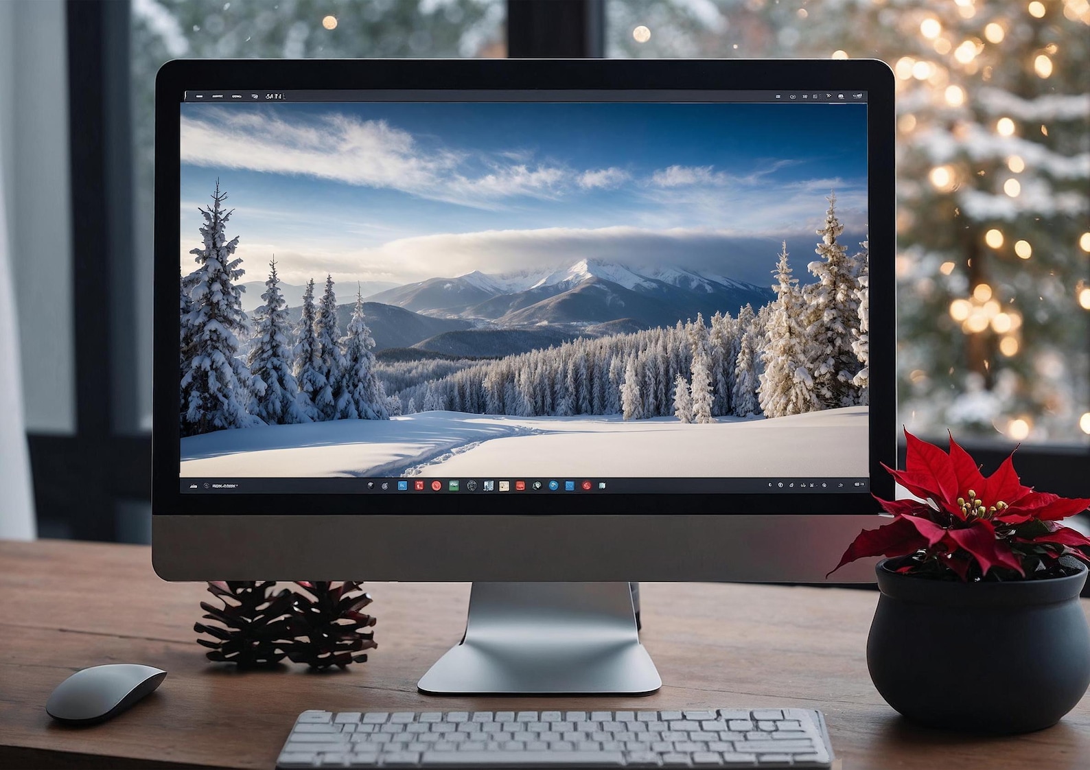 Virtual Winter Wonderland Background for Zoom, MS Teams, Webex, and ...