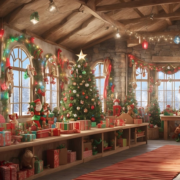 Santa Workshop - Etsy