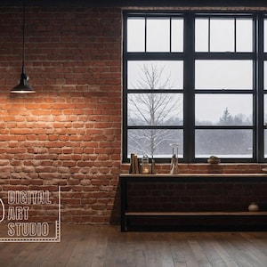 Minimalist Brick Wall Virtual Background for Zoom, MS Teams Meetings ...