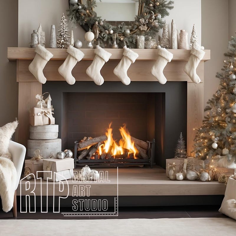 Webex Christmas Background - Etsy