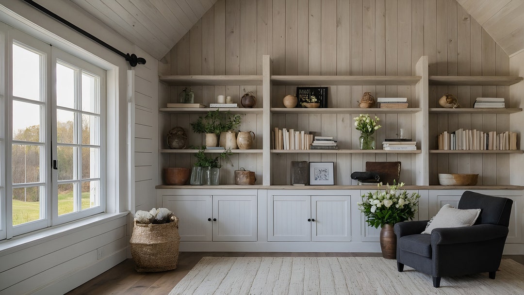 Spring Farmhouse Zoom Background for Virtual Meetings, Boho ...