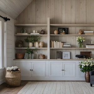 Spring Farmhouse Zoom Background for Virtual Meetings, Boho ...