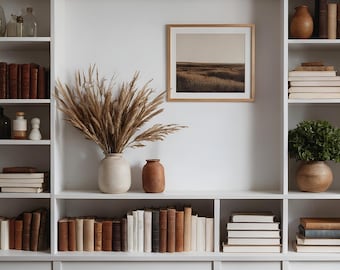 Virtual Background Autumn Bookshelf for Zoom Meeting, Fall Themed Home ...