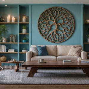 Zen Calming Background for Zoom and MS Teams Meetings, Modern Office ...