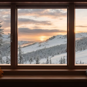 Virtual Zoom Background , MS Teams, Webex, Skype Meetings, Winter ...