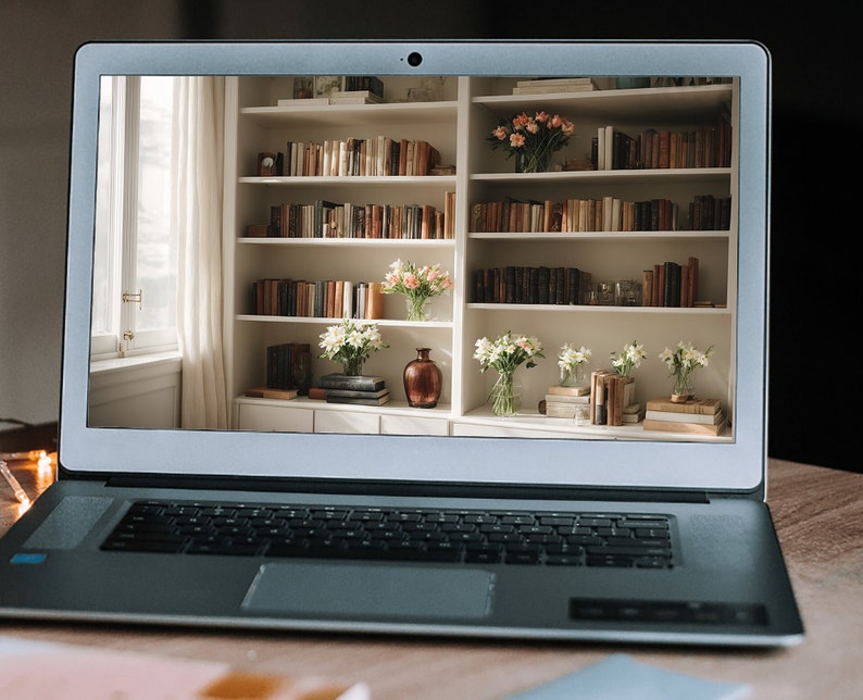 Spring Wildflower Cottagecore Zoom Background for Virtual Meetings ...