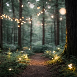 Virtual Background Enchanted Forest for Online Meetings, Fantasy ...