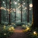 Virtual Background Enchanted Forest for Online Meetings, Fantasy ...