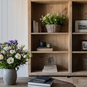 Virtual Background Bookshelf for Zoom Meetings, Home Office Background ...