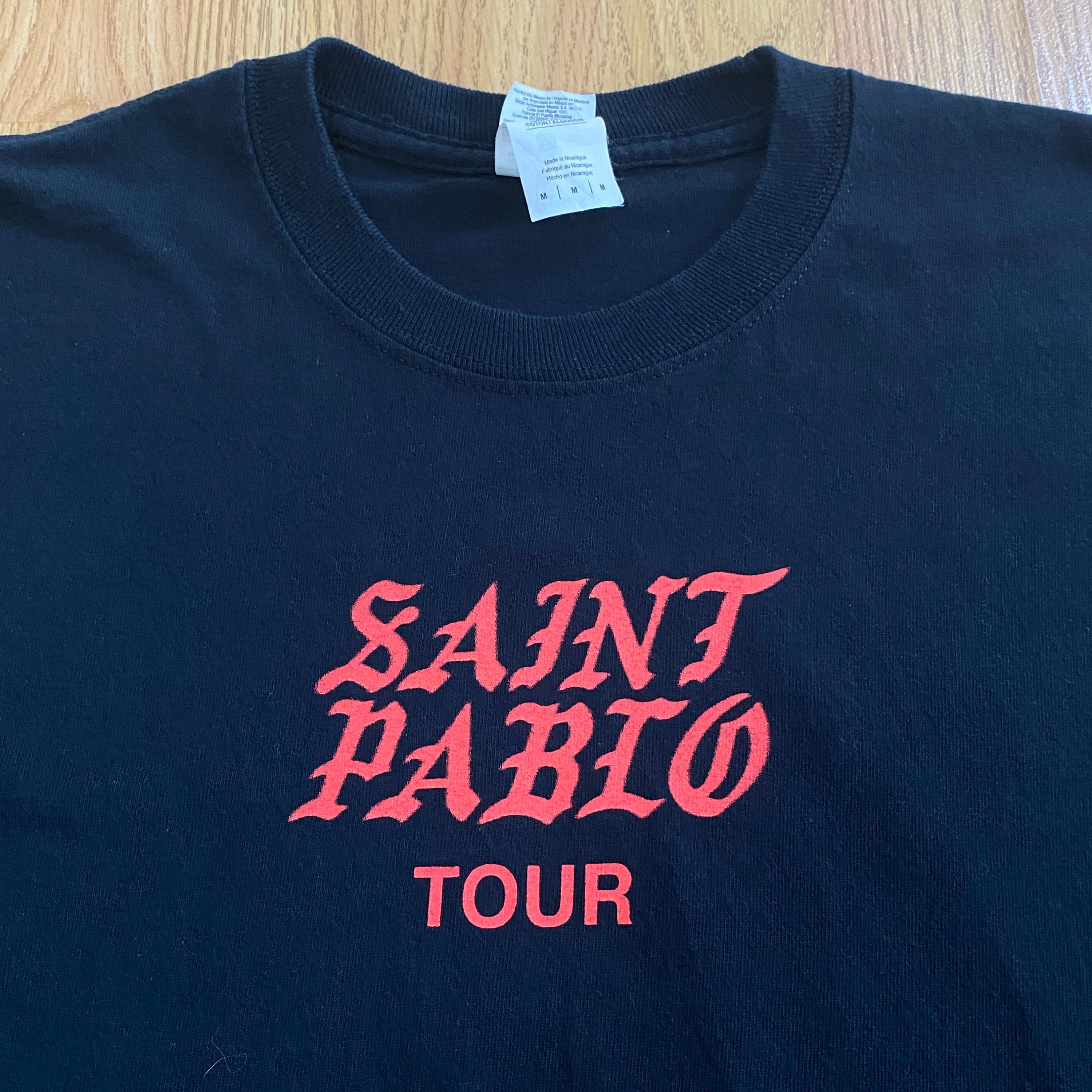 Kanye West Saint Pablo Long Sleeve T-shirt M 2016 Rap Tour Merch - Etsy