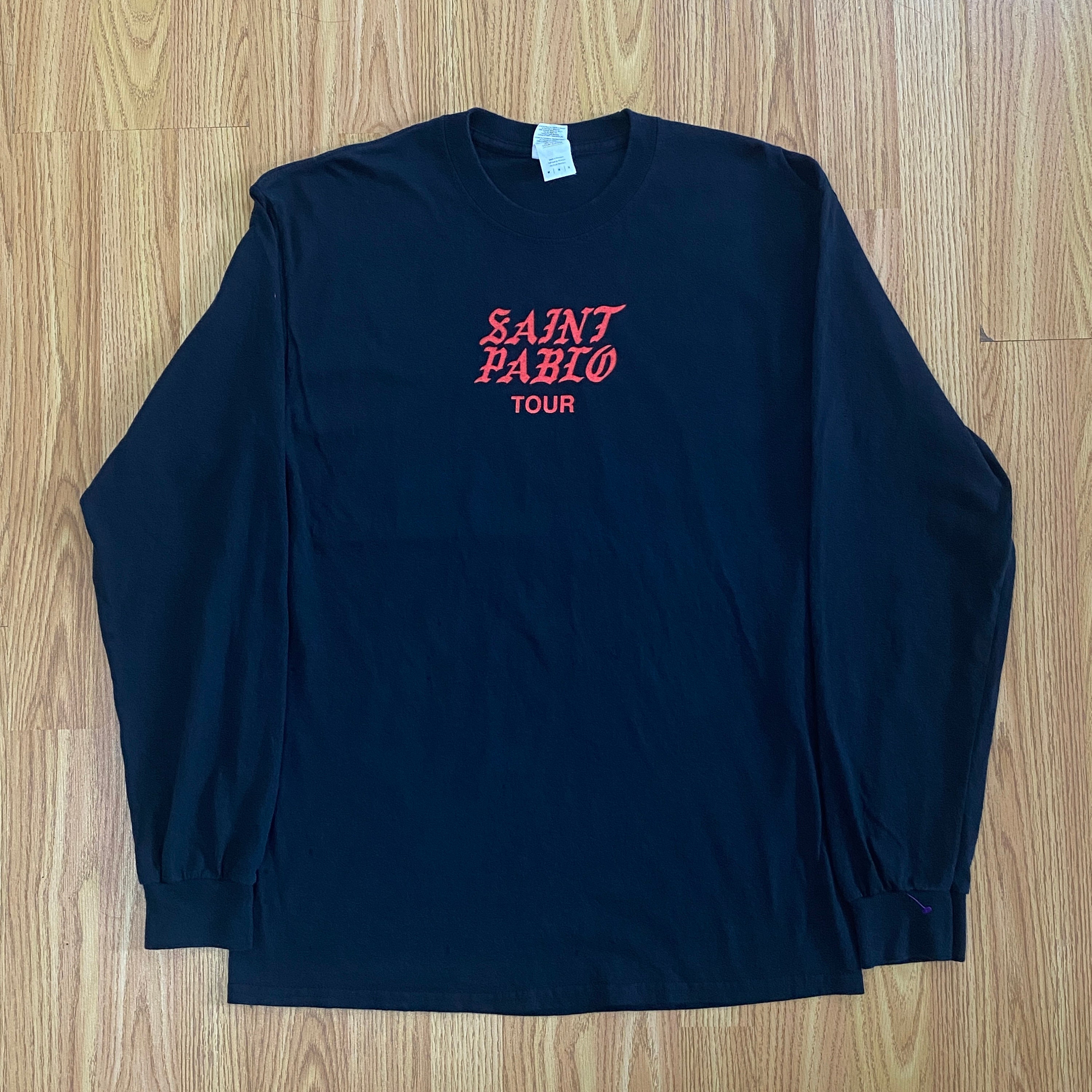 Kanye West Saint Pablo Long Sleeve T-shirt M 2016 Rap Tour Merch - Etsy