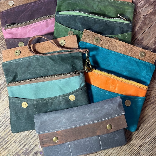 Canvas Wallet - Etsy