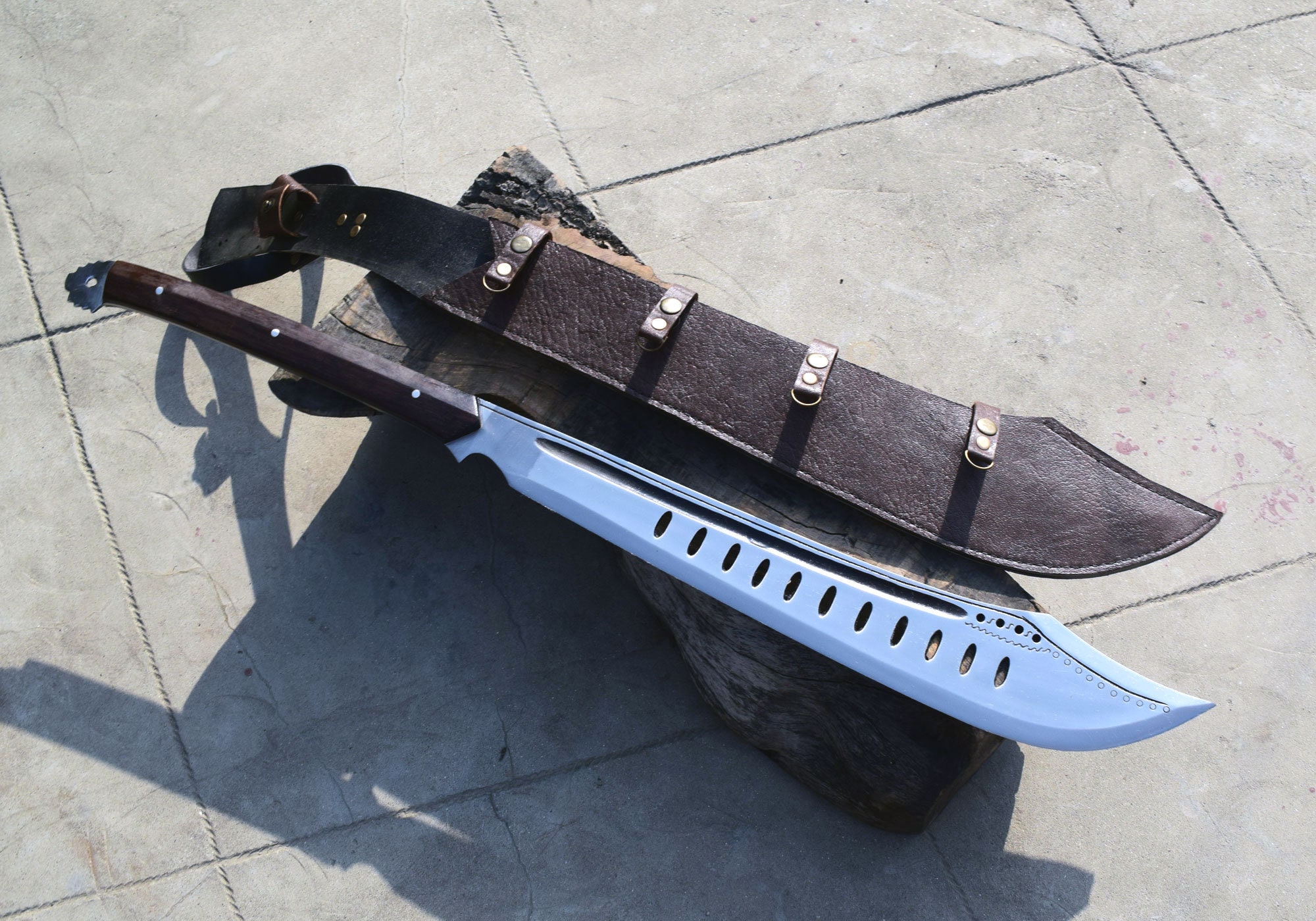 20 Inches Machete Sword Handmade Knife From Nepal Full Tang - Etsy