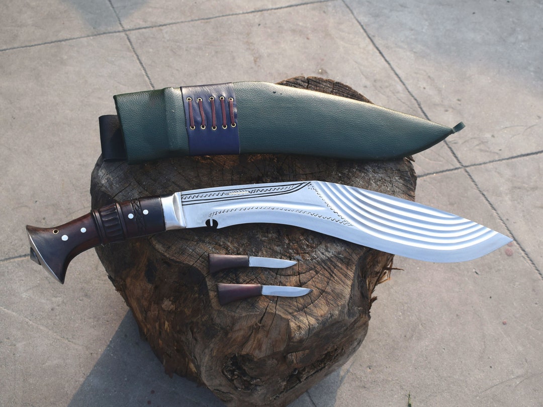 16 Inches Six Fuller Panawal, Fixed Blade Kukri Knife-gurkha Knife ...