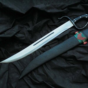 19-inch Long Custom Blade Machete Celaver Full Tang Handle Handmade ...