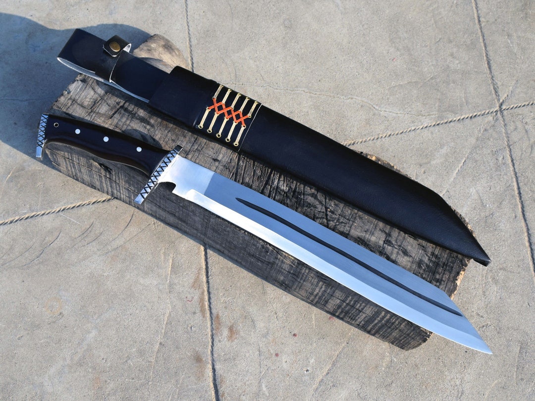 18 Inches Viking Seax, Handmade Viking Seax From Nepal, Fixed Blade ...