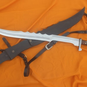 24"inch Long Blade Viking Sword | Tactical Hand Made Blade ...