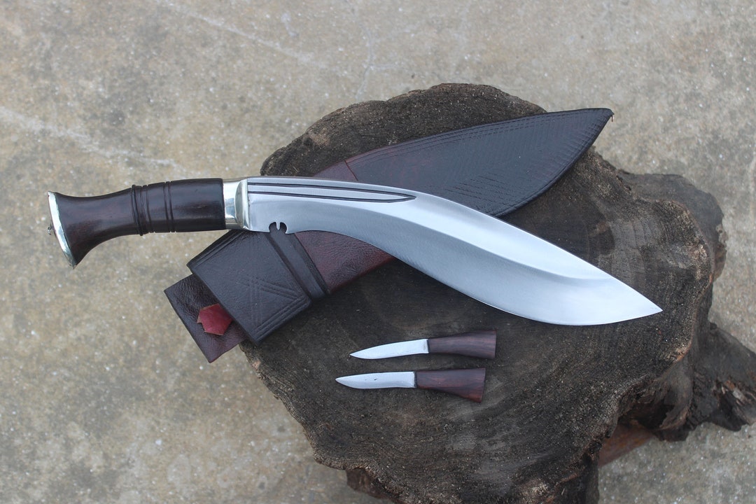 12 Inches Cheetlange Traditional Handmade Kukri From Nepal-fixed Blade ...