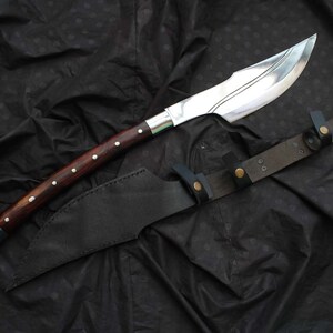Woodcutting Axe Custom Survival Knife Full Tang Axe Handorged Viking ...