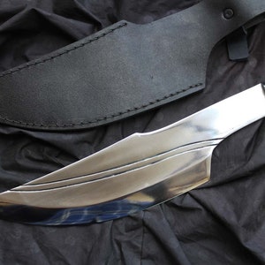 Woodcutting Axe Custom Survival Knife Full Tang Axe Handorged Viking ...