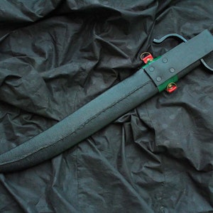 19-inch Long Custom Blade Machete Celaver Full Tang Handle Handmade ...
