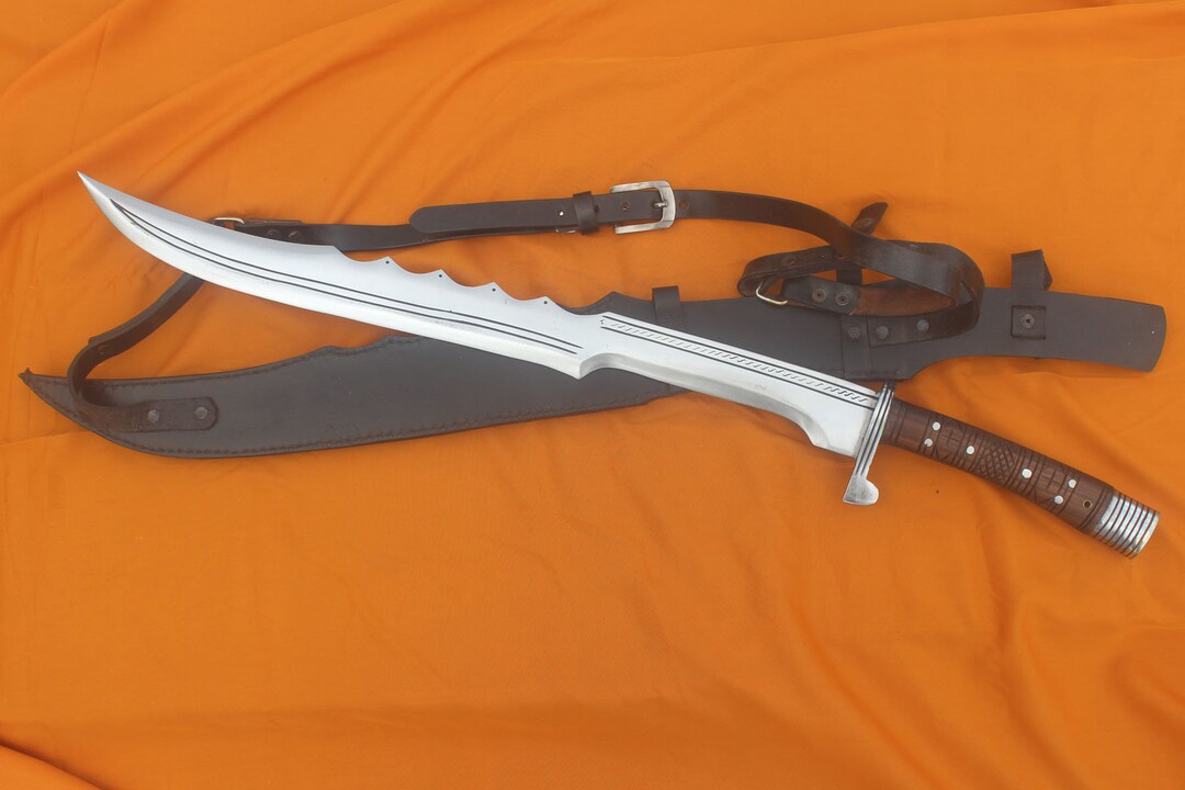 24"inch Long Blade Viking Sword | Tactical Hand Made Blade ...