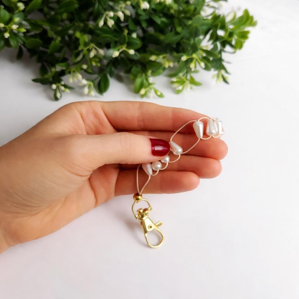 Fidget Keychain | Sliding Beads Keychain | Pearl Bead Sensory Accessory ...