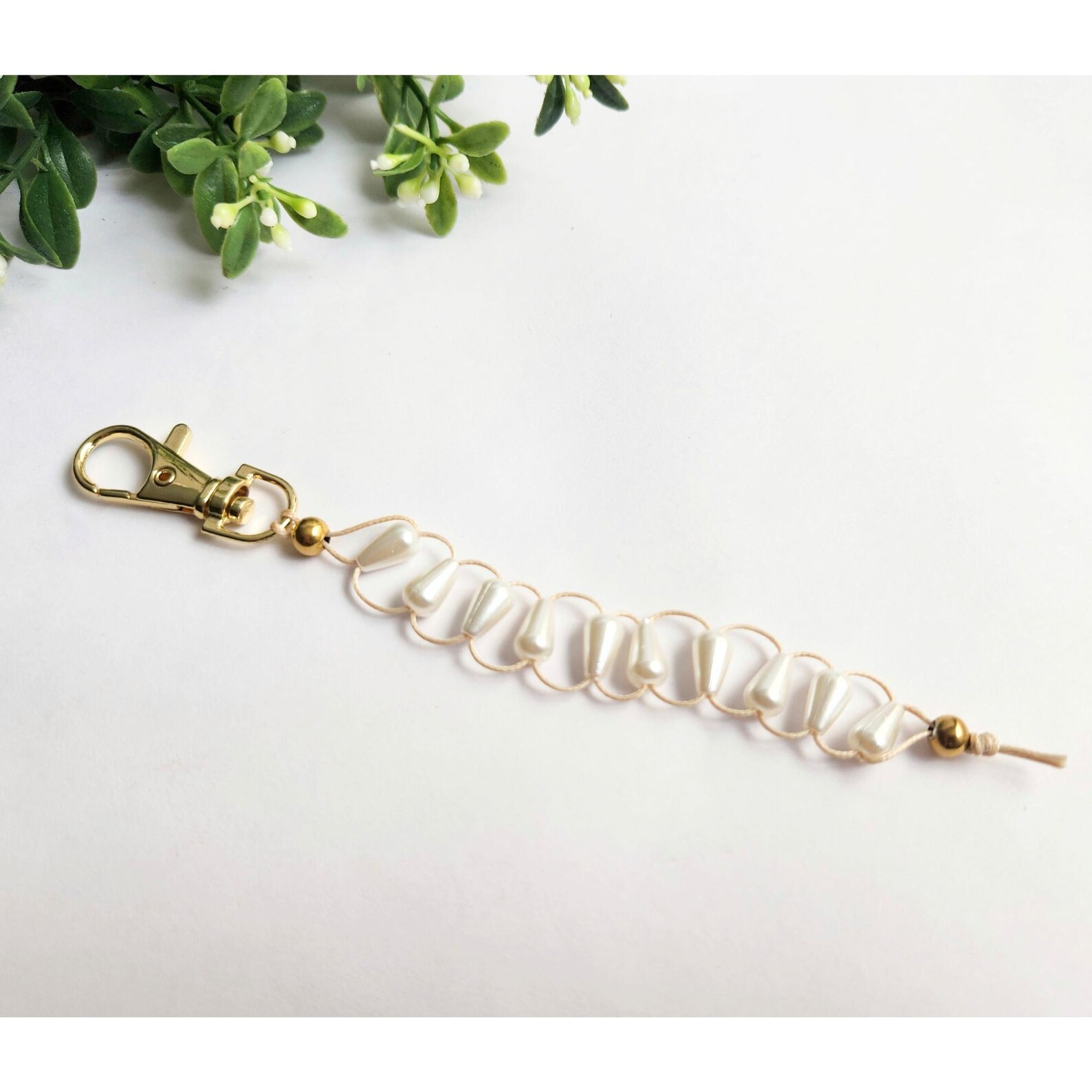Fidget Keychain | Sliding Beads Keychain | Pearl Bead Sensory Accessory ...
