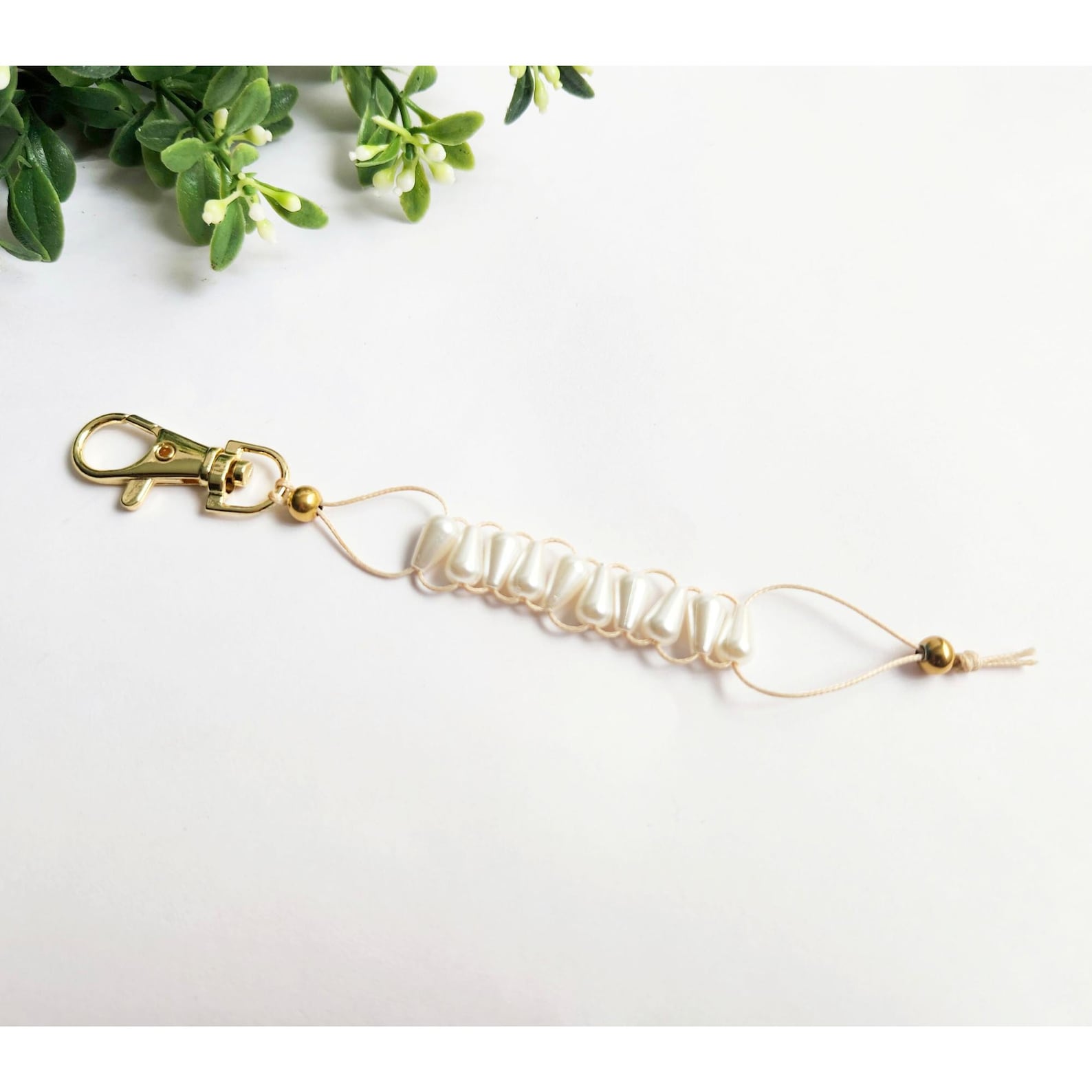 Fidget Keychain | Sliding Beads Keychain | Pearl Bead Sensory Accessory ...