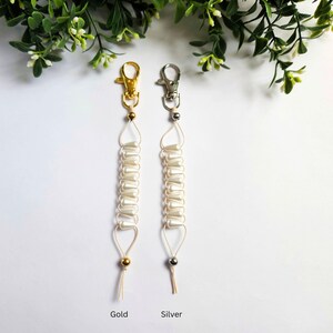 Fidget Keychain | Sliding Beads Keychain | Pearl Bead Sensory Accessory ...