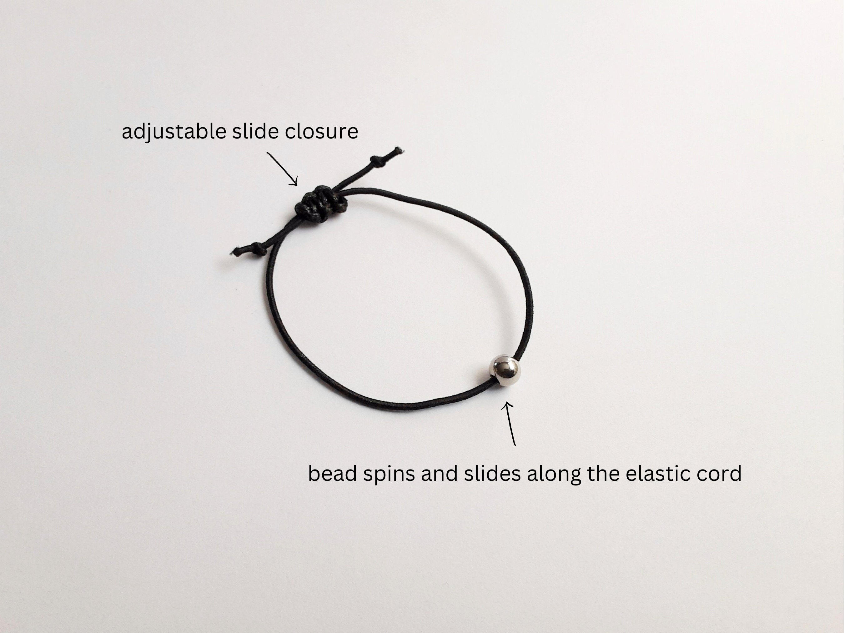 Elastic Cord Snap Bracelet Anxiety Snap Bracelet Fidget - Etsy