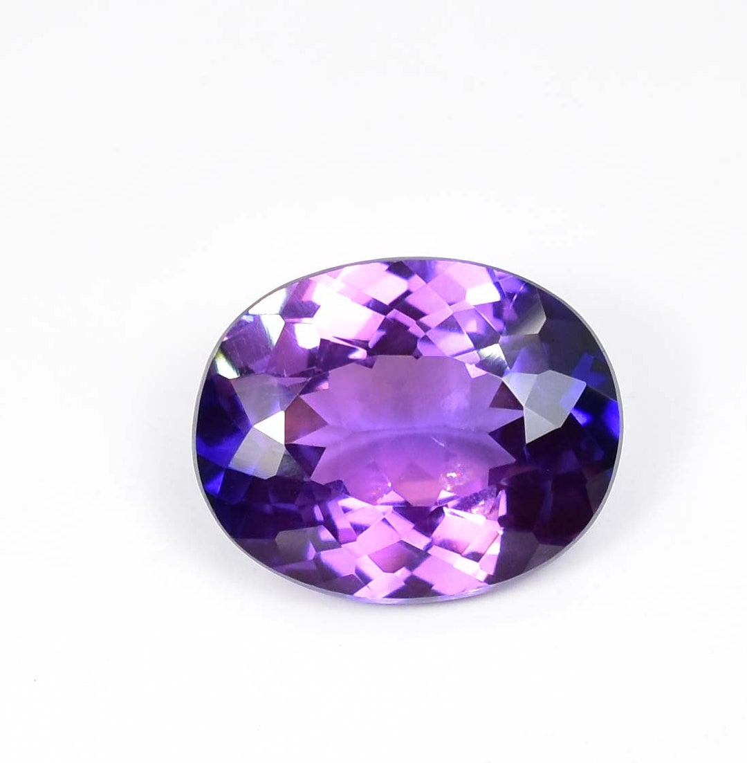 14 X 11 MM Purple Blue Taaffeite Sapphire Gemstone 8.40 Ct AAA Grade ...