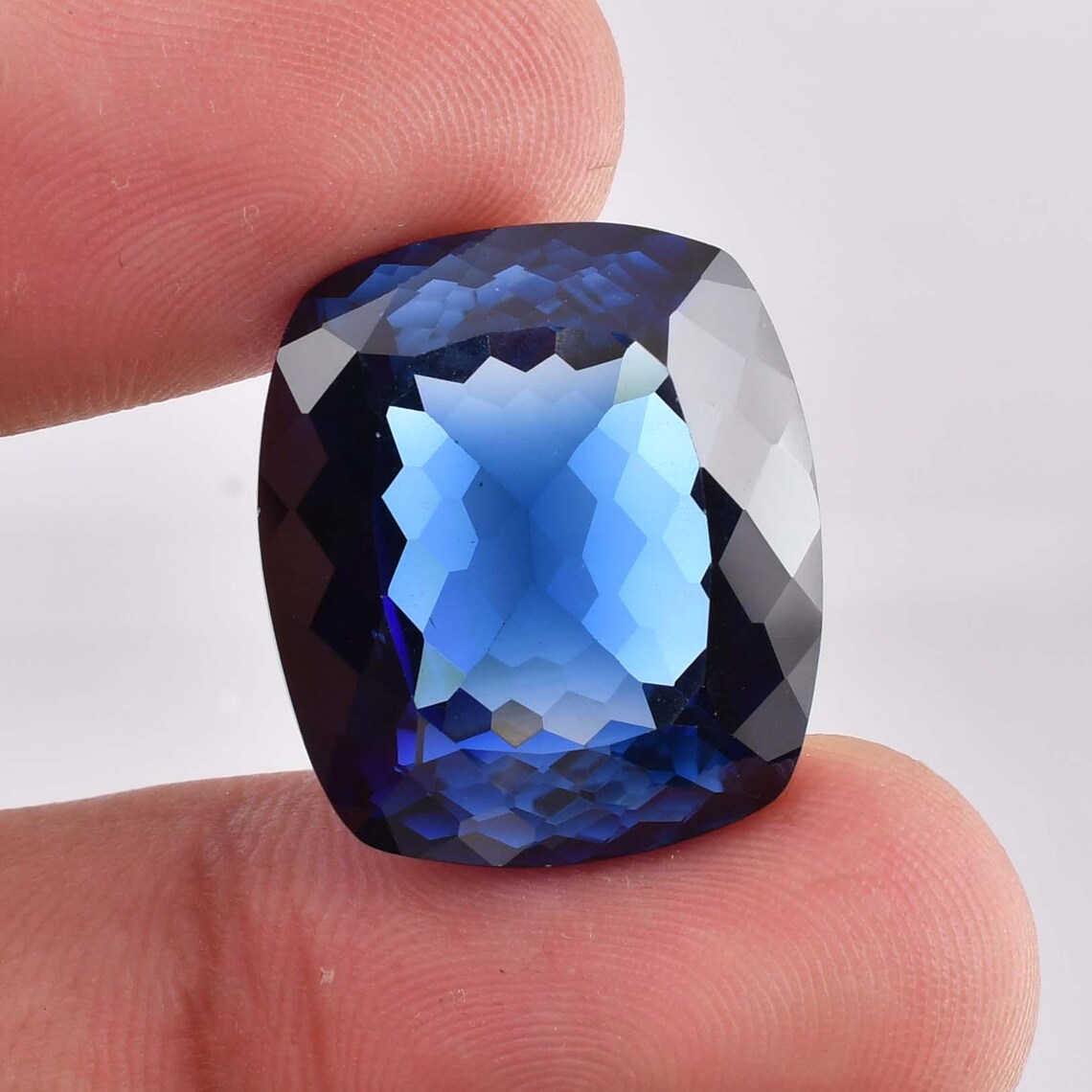 22 X 19 MM Royal Blue Sapphire AAA+ 44.85 Ct Natural Inc Blue Color ...