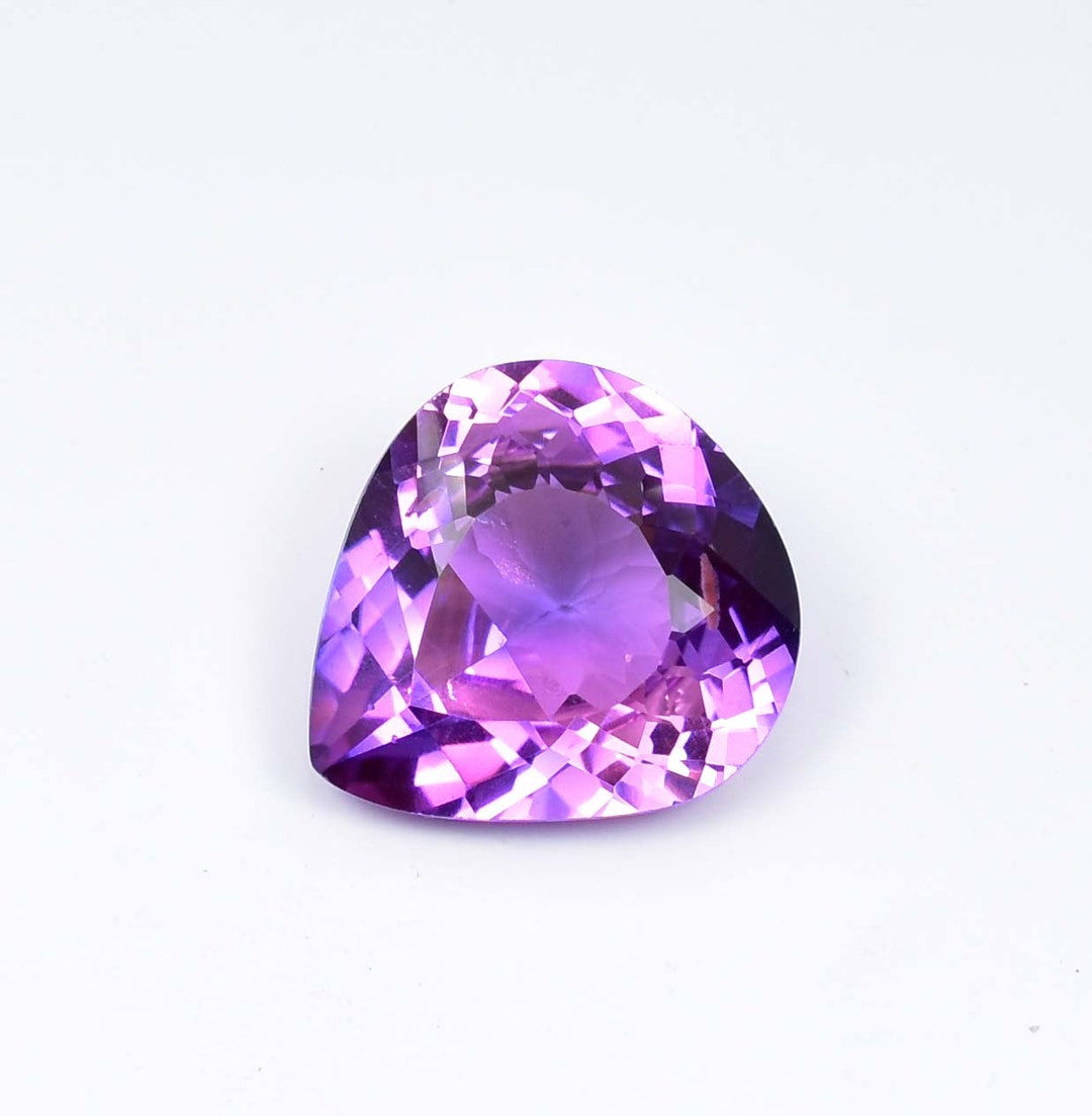 17 X 16 MM Purple Blue Taaffeite 18.45 Ct AAA Grade Gemstone Heart Fine ...