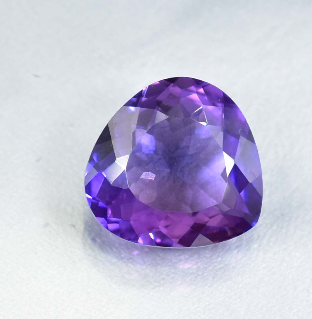 13 X 13 MM Purple Blue Taaffeite Sapphire Gemstone 7.40 Ct AAA Grade ...