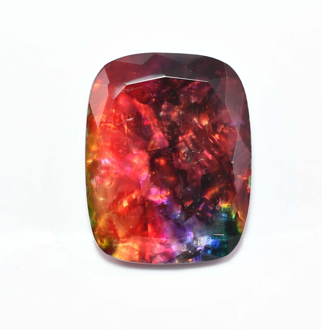 HUGE 66.00 Ct Natural Ammolite Opal-like Organic Precious Gem Loose ...