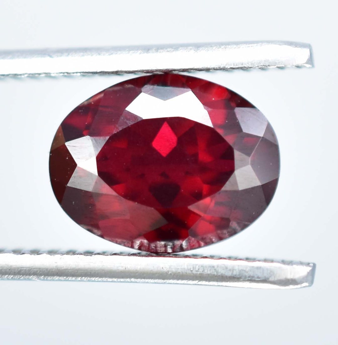 10 X 8 Mm HUGE AAA+ 3.85 Ct Very Rare Natural Red Painite Oval Cut ...