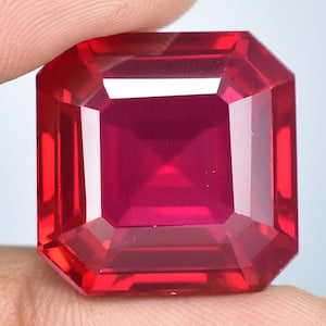 AAA Flawless 20 X 20 MM Very Rare Natural Red Painite 54.25 Ctw Perfect ...