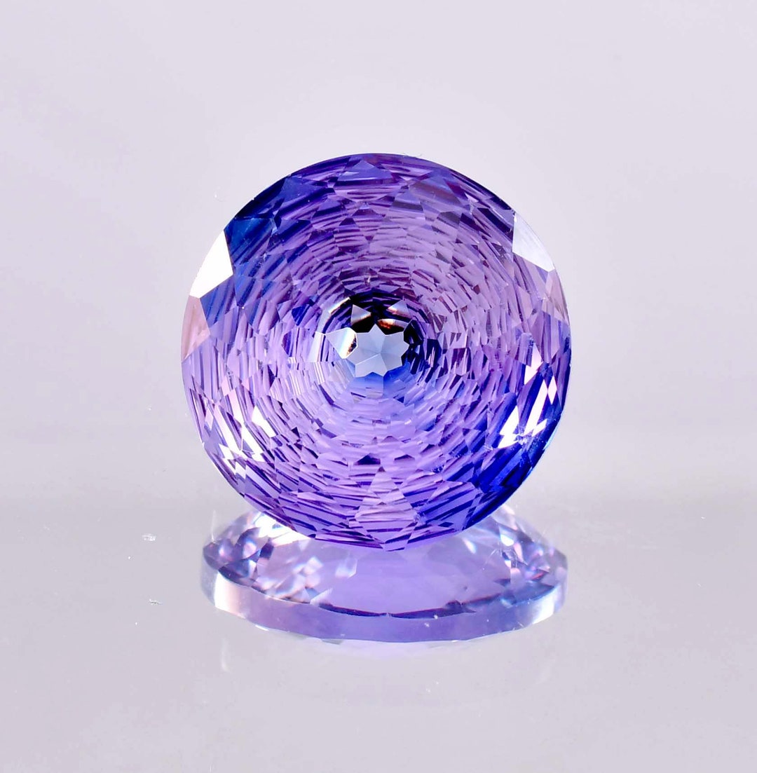 19 X 19 MM Bi-color Purple Blue Java Plum Sapphire 29.20 Ct Loose ...