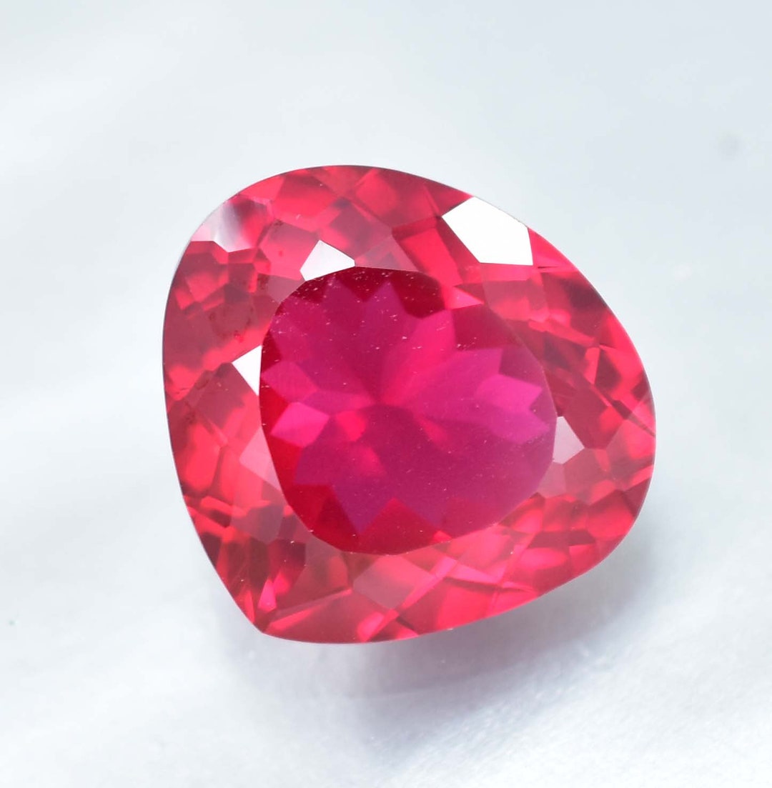 Loose Red Painite 22 X 22 Mm Very Rare Natural Perfect Heart Cut ...