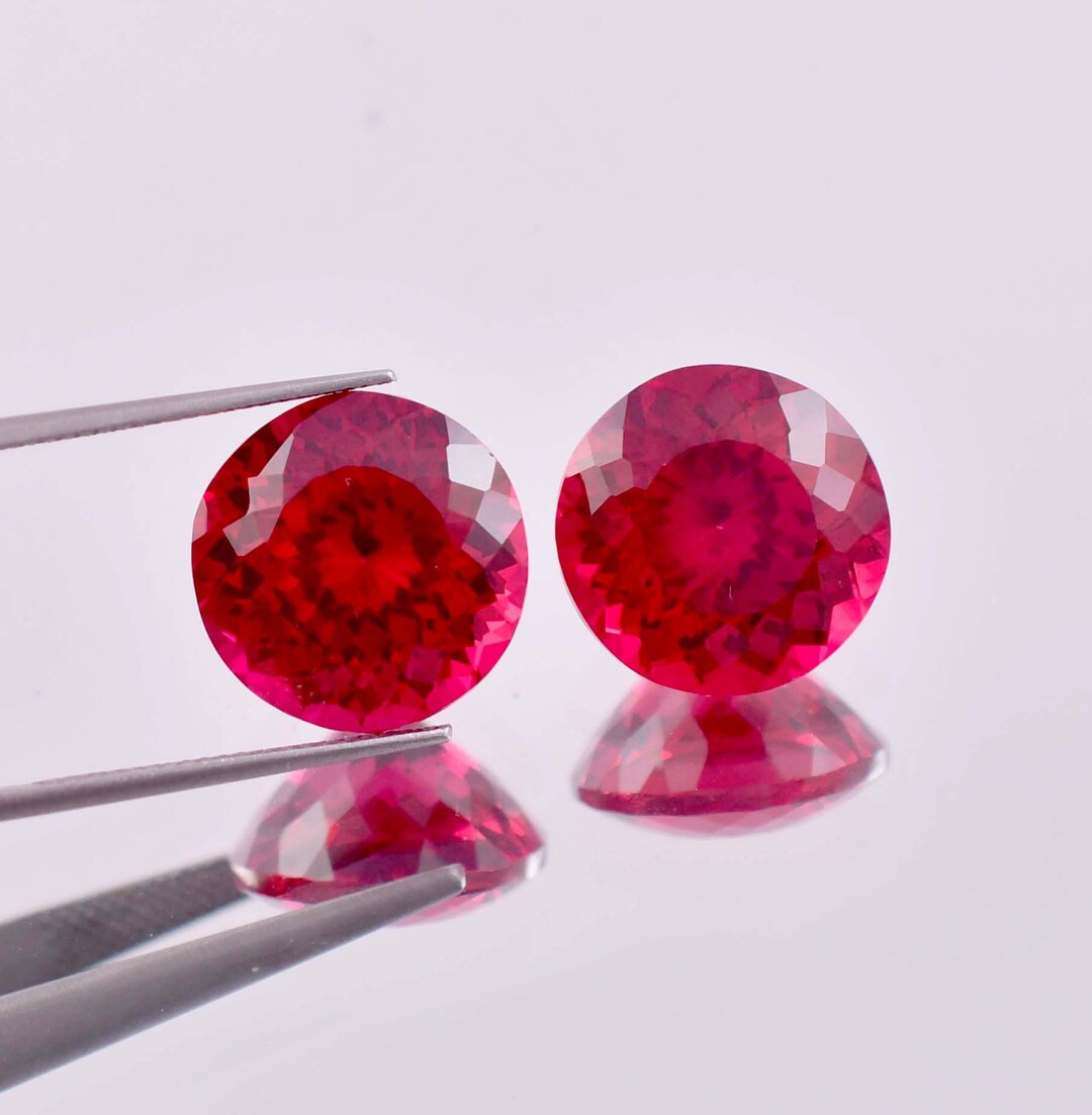 Loose Red Painite Perfect MM Pair as You Want Very Rare 100% Natural ...